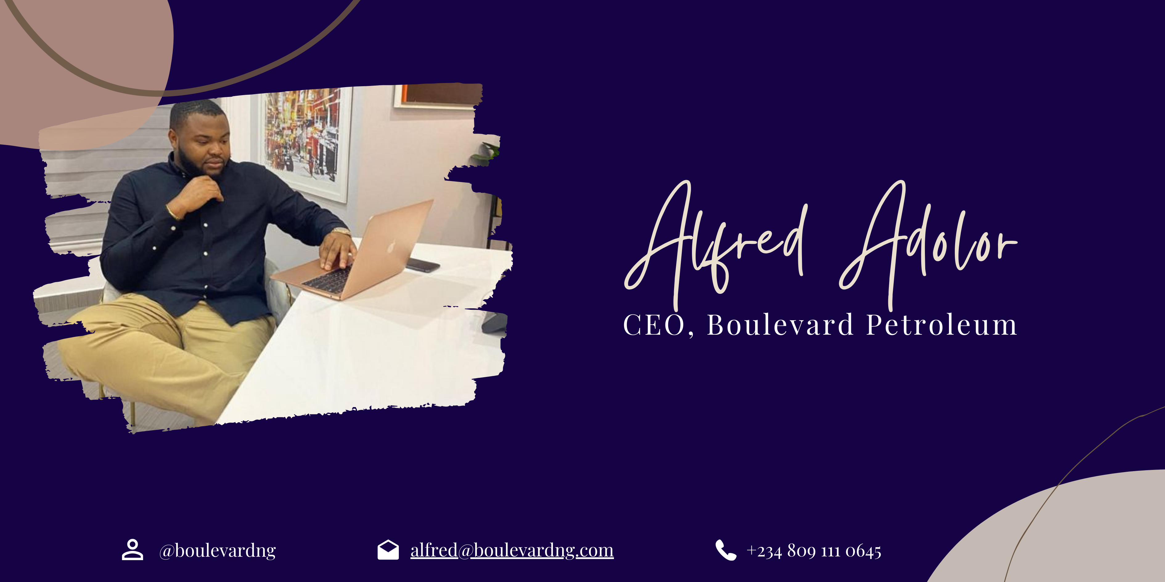 Alfred Adolor CEO - boulevardng